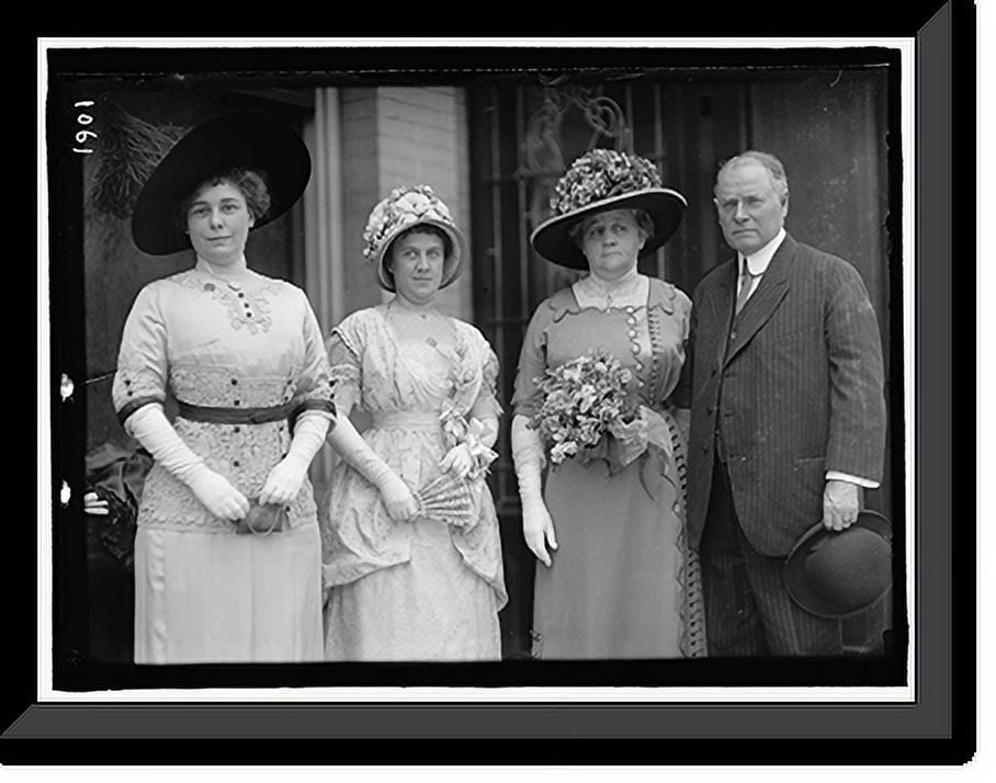 Historic Framed Print, DOLLY MADISON BREAKFAST. MRS. H.D. CLAYTON; MRS ...