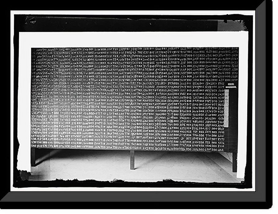 Historic Framed Print, DRAFT WORLD WAR. DRAFT BOARD, 17-7/8" x 21-7/8 ...