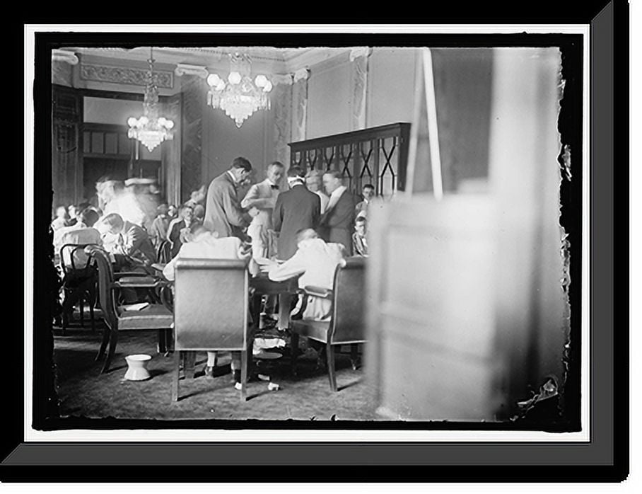 Historic Framed Print, DRAFT WORLD WAR. DRAWING DRAFT, 17-7/8" x 21-7/8 ...