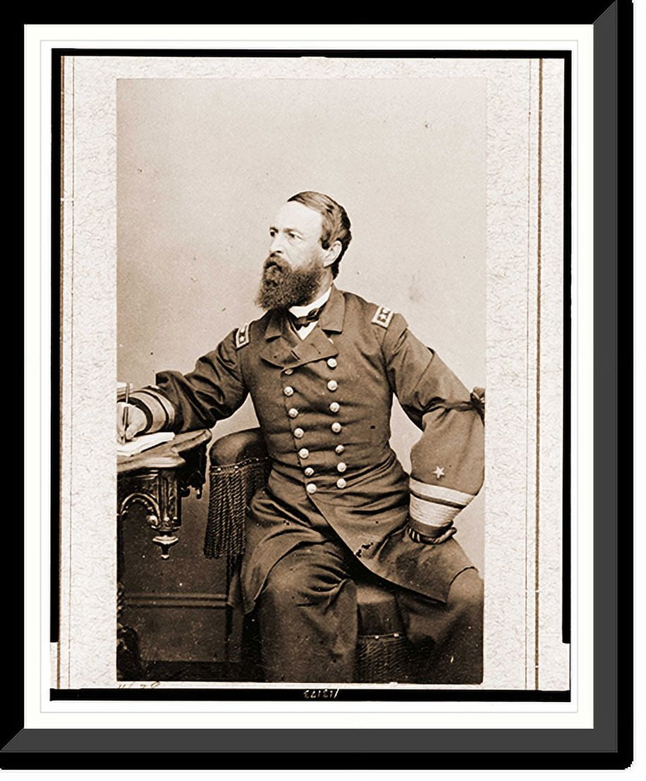 Historic Framed Print, David Dixon Porter Rear Admiral, 17-7/8" x 21-7/ ...