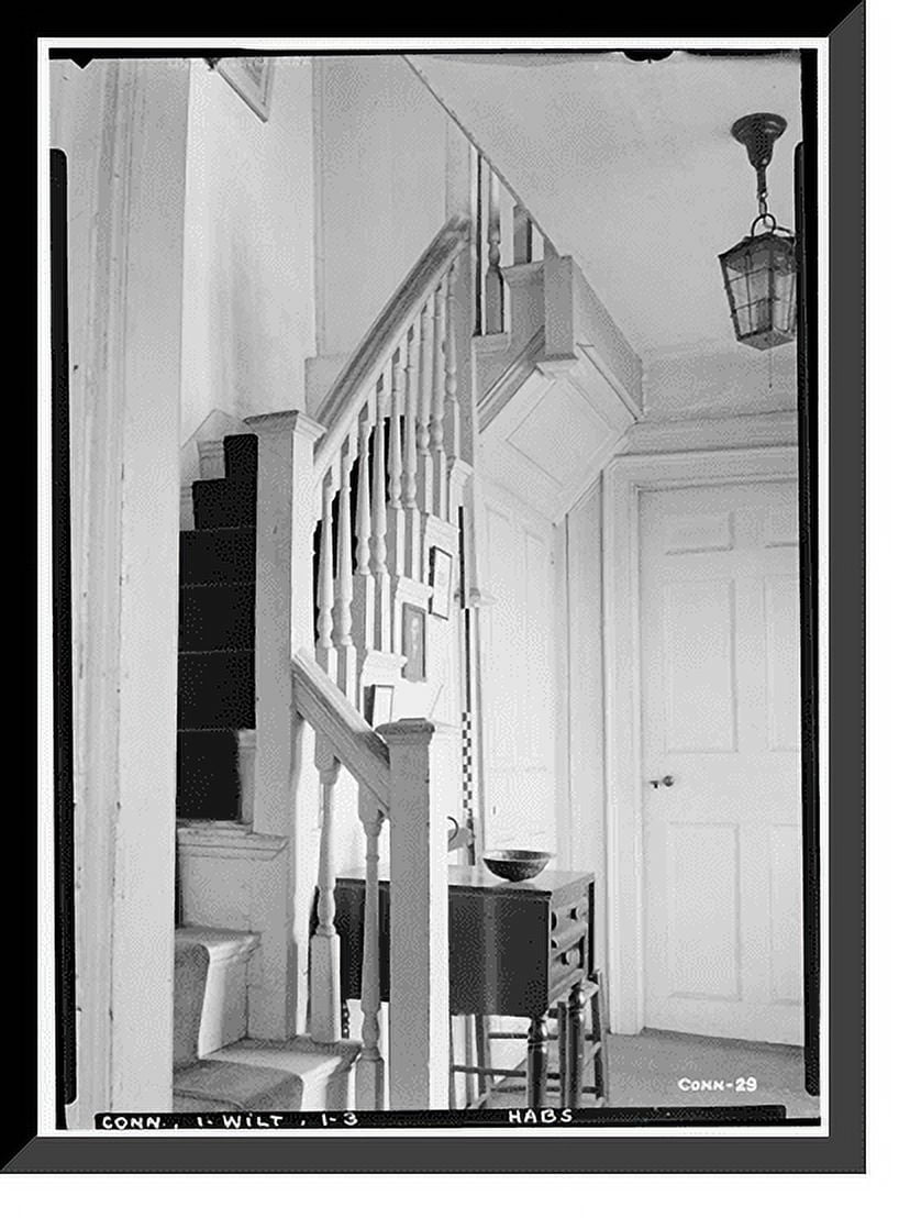 Historic Framed Print, David Lambert House, Danbury Post Road, Wilton ...