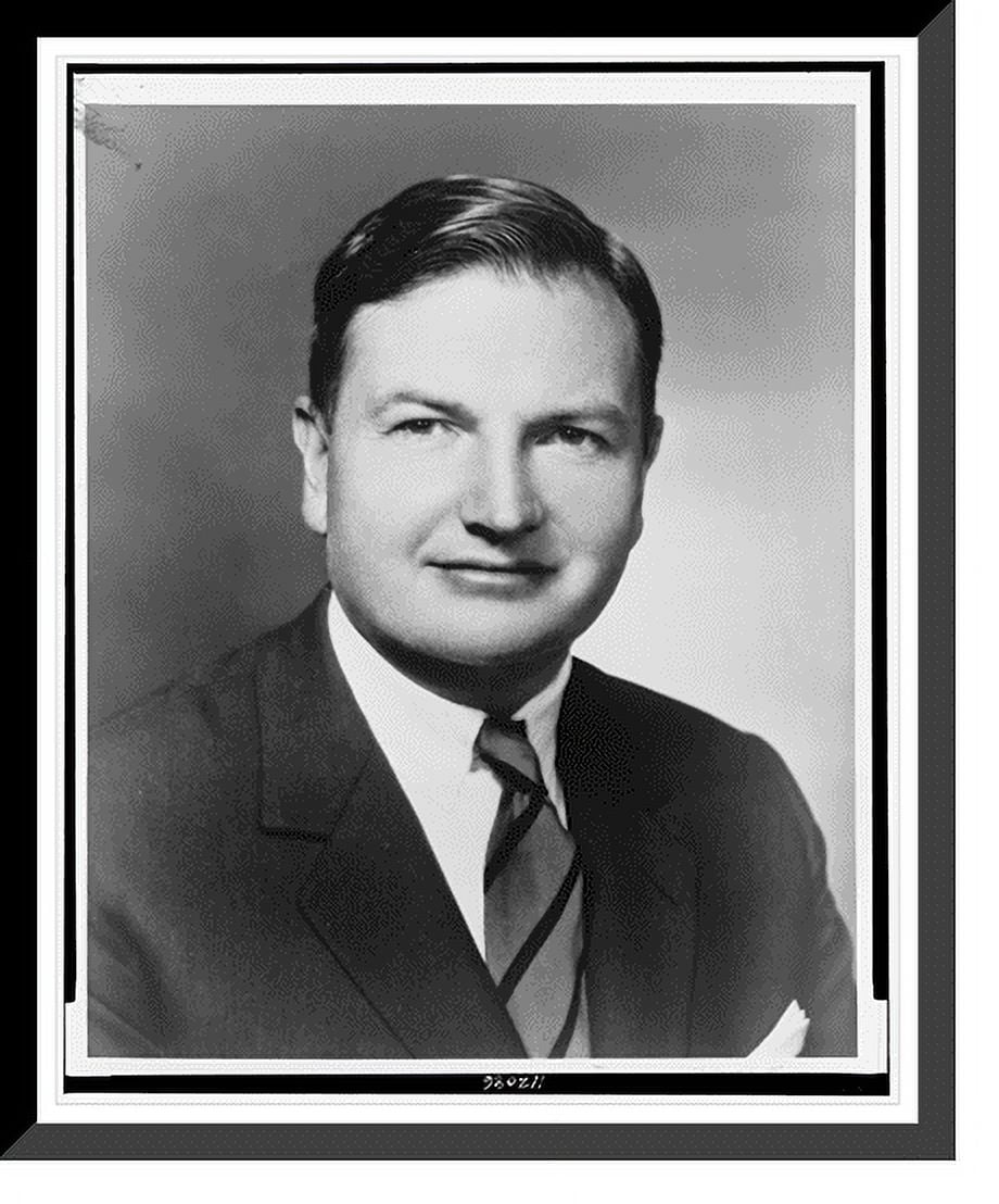 Historic Framed Print, [David Rockefeller, head-and-shoulders portrait ...