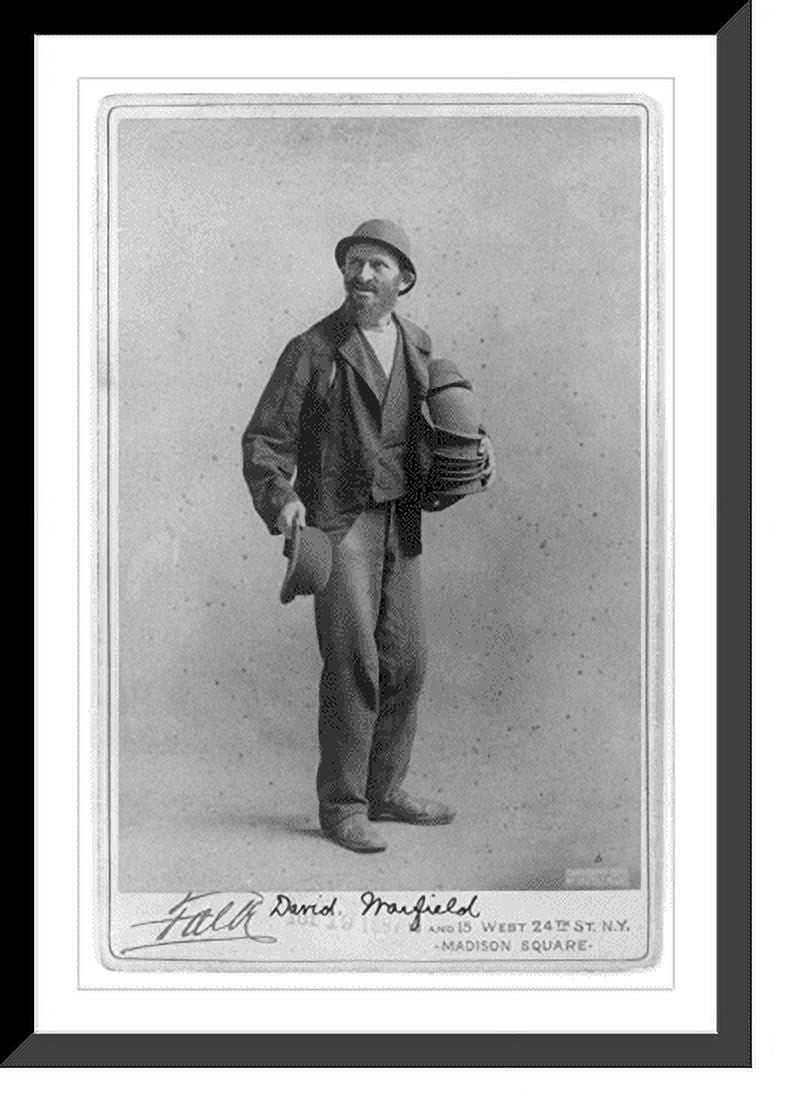 Historic Framed Print, [David Warfield, full length, standing, facing ...