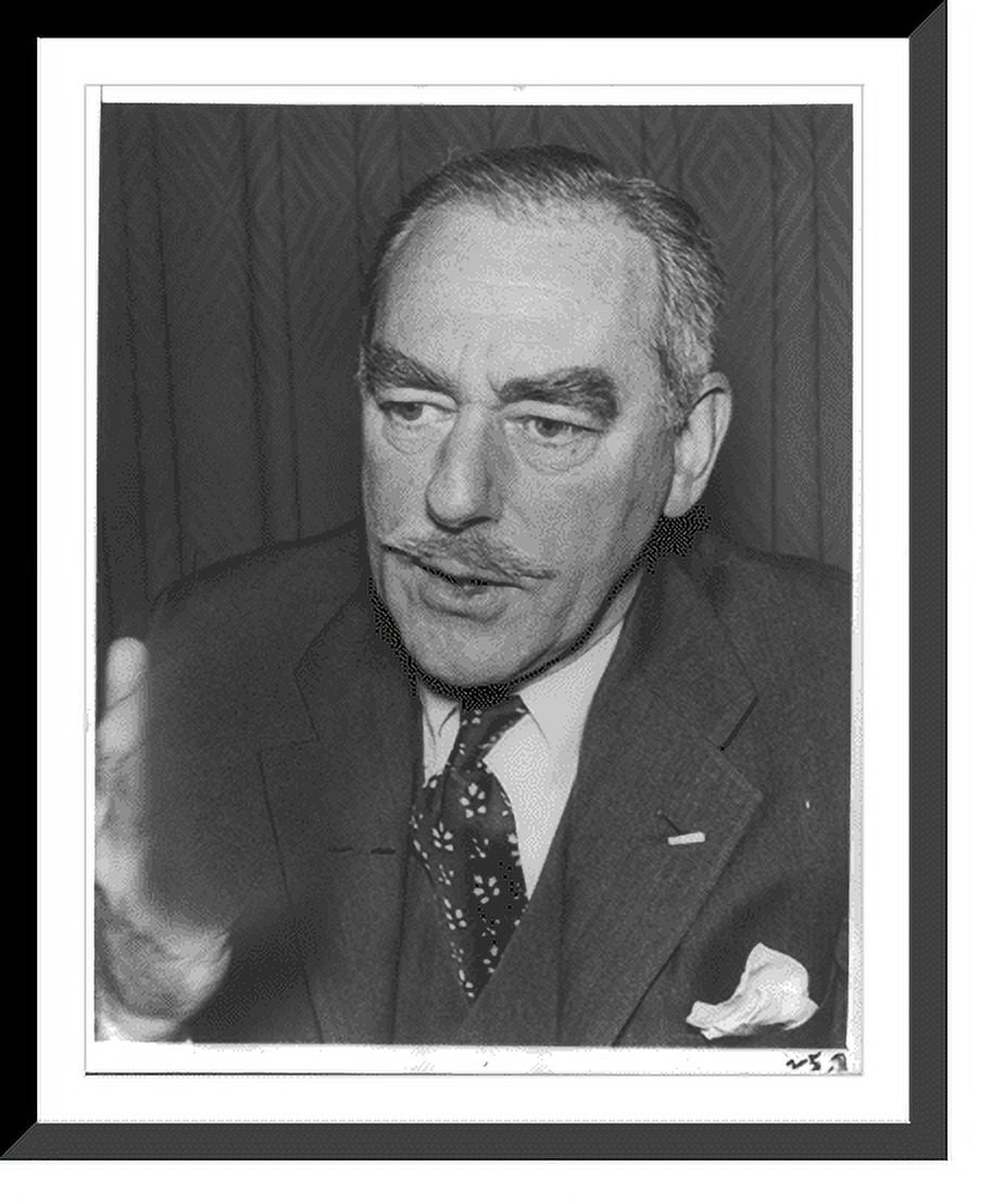 Historic Framed Print, [Dean Gooderham Acheson, 1893-1971, head and ...