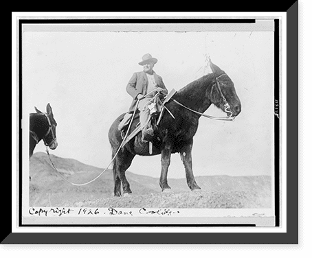 Historic Framed Print, [Death Valley Scotty, full-length portrait ...