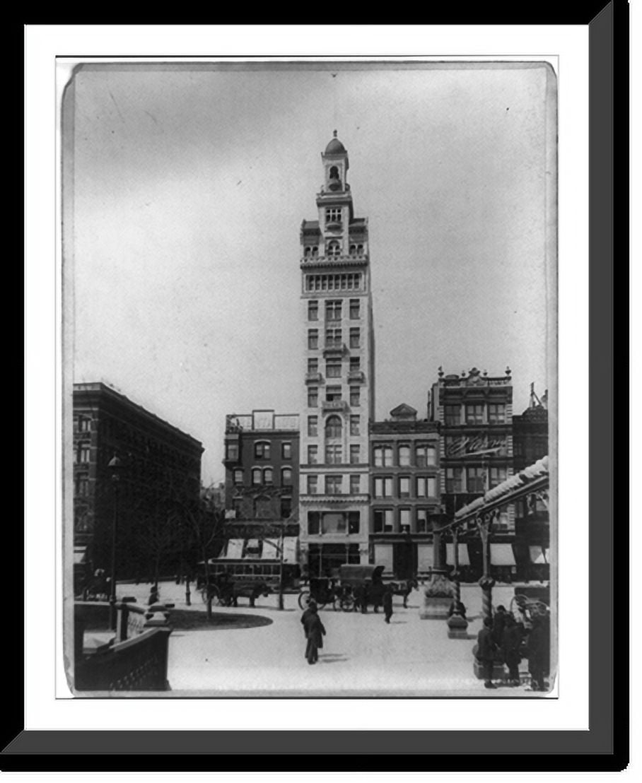 Historic Framed Print, Decker Building, Union Square, New York City, 17 ...