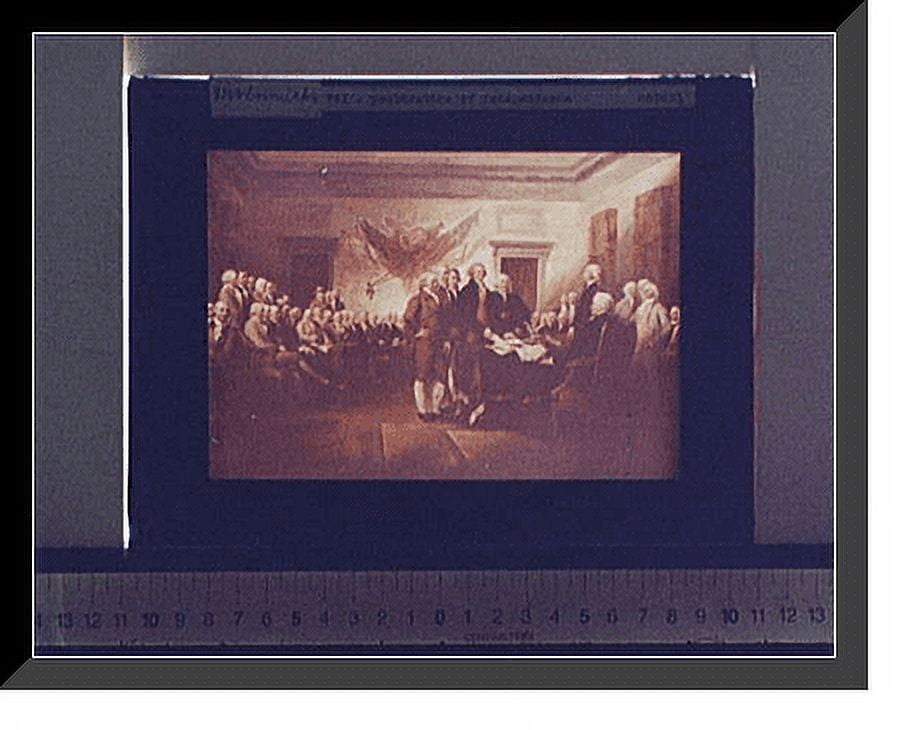 Historic Framed Print, Declaration of Independence - 2, 17-7/8" x 21-7/ ...