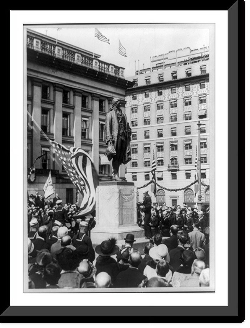 Historic Framed Print, Dedication ceremonies of Alexander Hamilton ...