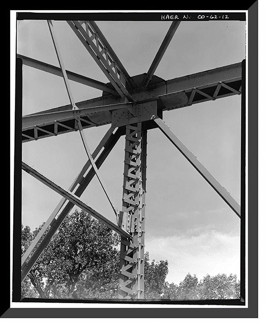 Historic Framed Print, Delta Bridge, Spanning Gunnison River on U.S. 50 ...