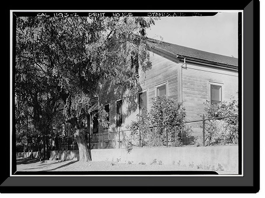 Historic Framed Print, Dent House, Ellen Street, Knights Ferry ...