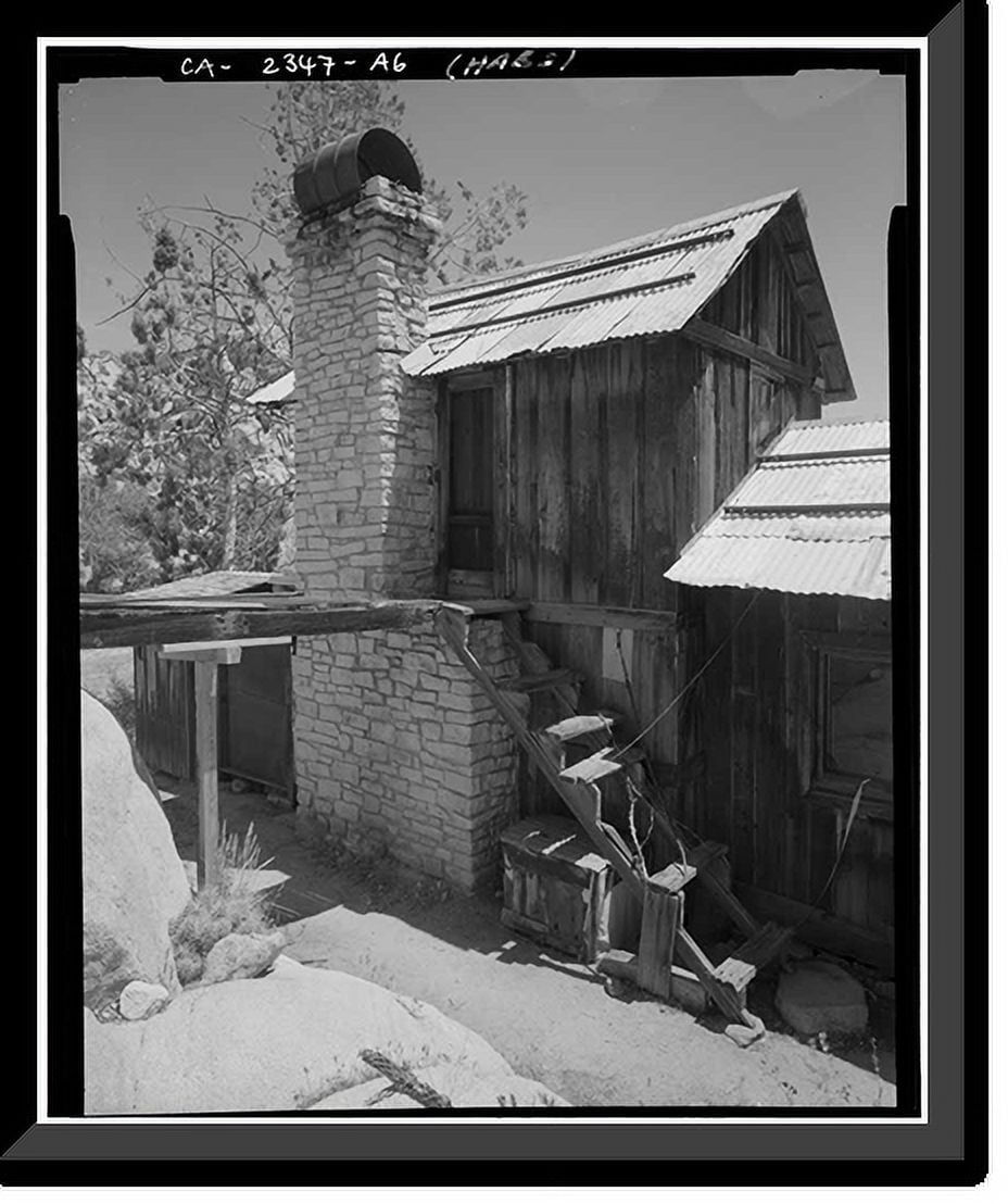 Historic Framed Print, Desert Queen Ranch, Keys Ranch House, Twentynine ...