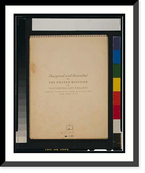 Historic Framed Print, Designed and executed by The Poster Division of ...