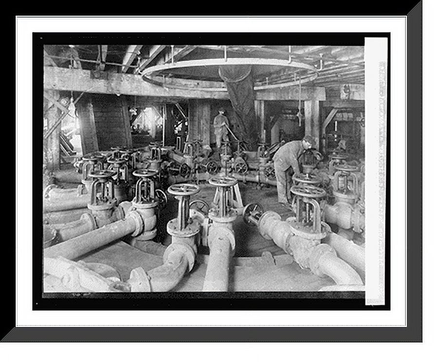 Historic Framed Print, Diffusion battery in circular arrangement. Chute ...