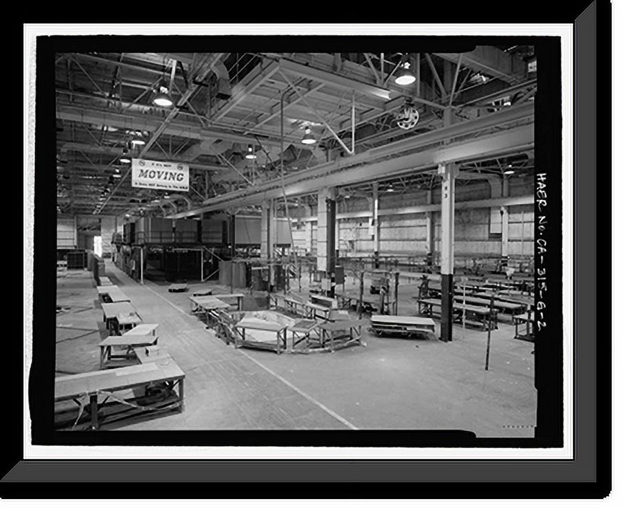 Historic Framed Print, Douglas Aircraft Company Long Beach Plant ...