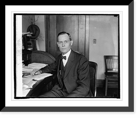 Historic Framed Print, Dr. A.B. Cox, Ag. Dept., 9/19/24, 17-7/8" x 21-7 ...