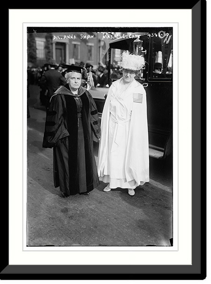Historic Framed Print, Dr. Anna Shaw, Mrs. C.C. Catt, 17-7/8" x 21-7/8 ...