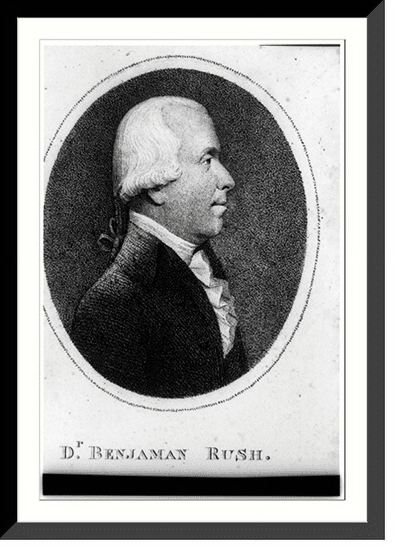 Historic Framed Print, Dr. Benjamin Rush, 17-7/8" x 21-7/8" - Walmart.com