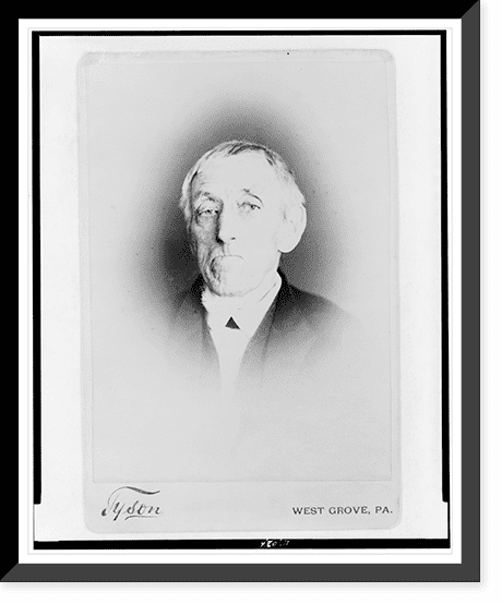 Historic Framed Print, [Dr. Ezra Michener, head-and-shoulders portrait, facing front].Tyson ...