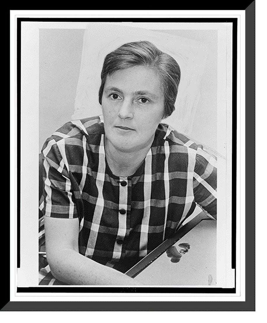 Historic Framed Print, [Dr. Frances O. Kelsey, head-and-shoulders portrait, facing front], 17-7/ ...