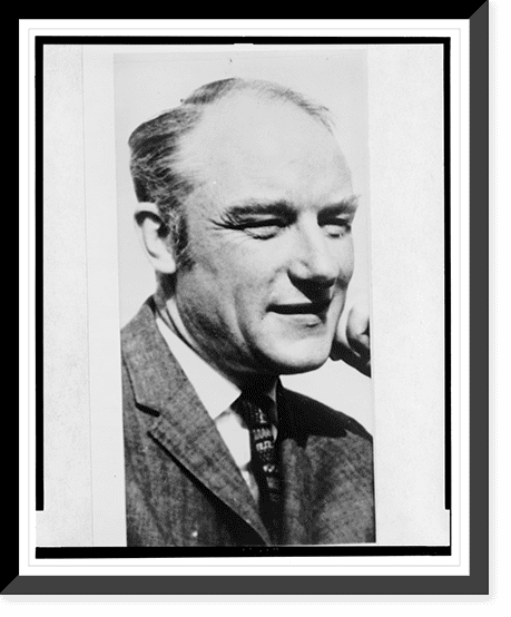 Historic Framed Print, [Dr. Francis Crick, head-and-shoulders portrait ...