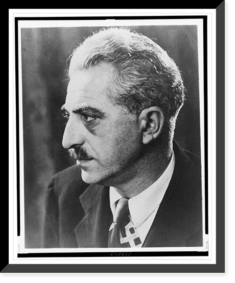 Historic Framed Print, [Dr. Gregory Pincus, head-and-shoulders portrait ...