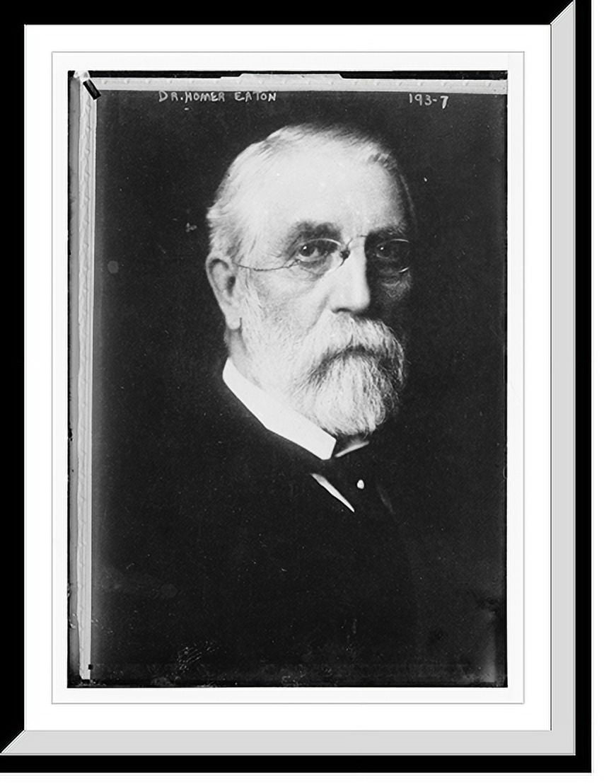 Historic Framed Print, Dr. Homer Eaton, portrait bust, 17-7/8" x 21-7/8 ...