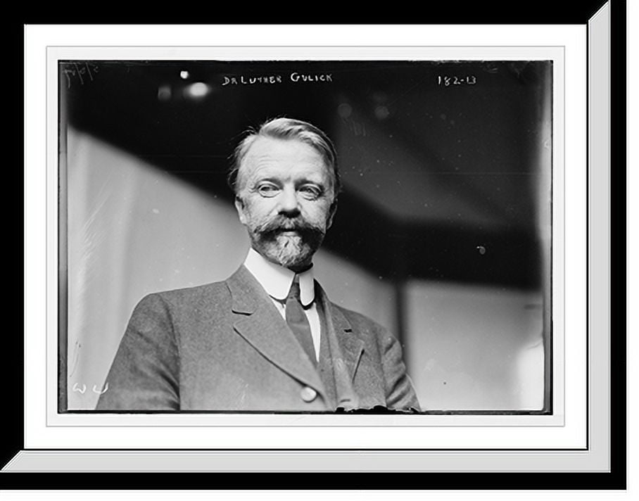 Historic Framed Print, Dr. Luther Gulick, N.Y., 17-7/8" x 21-7/8 ...