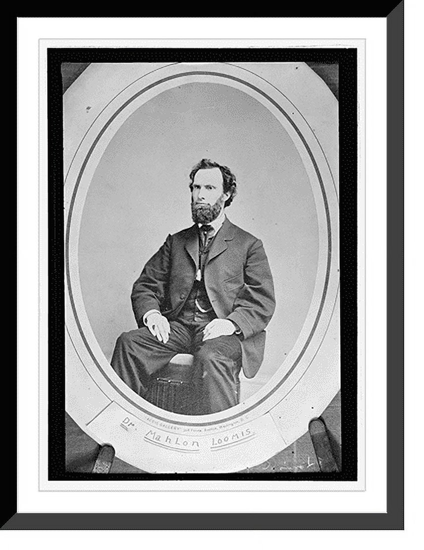 Historic Framed Print, Dr. Mahlon Loomis, Addis Gallery, Wash., D.C ...