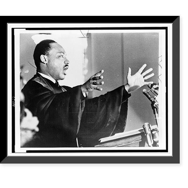 Historic Framed Print, [Dr. Martin Luther King, Jr., half-length ...