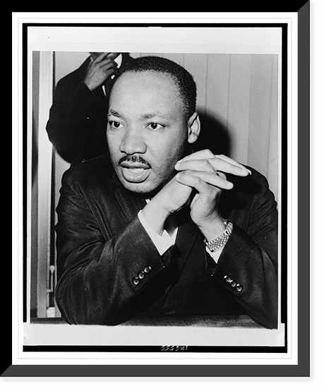 Historic Framed Print, [Dr. Martin Luther King, Jr., head-and-shoulders ...