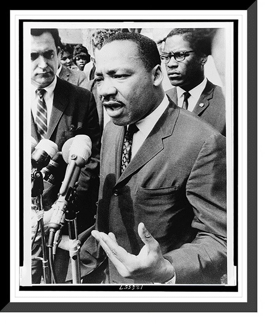 Historic Framed Print, [Dr. Martin Luther King, Jr., head-and-shoulders ...
