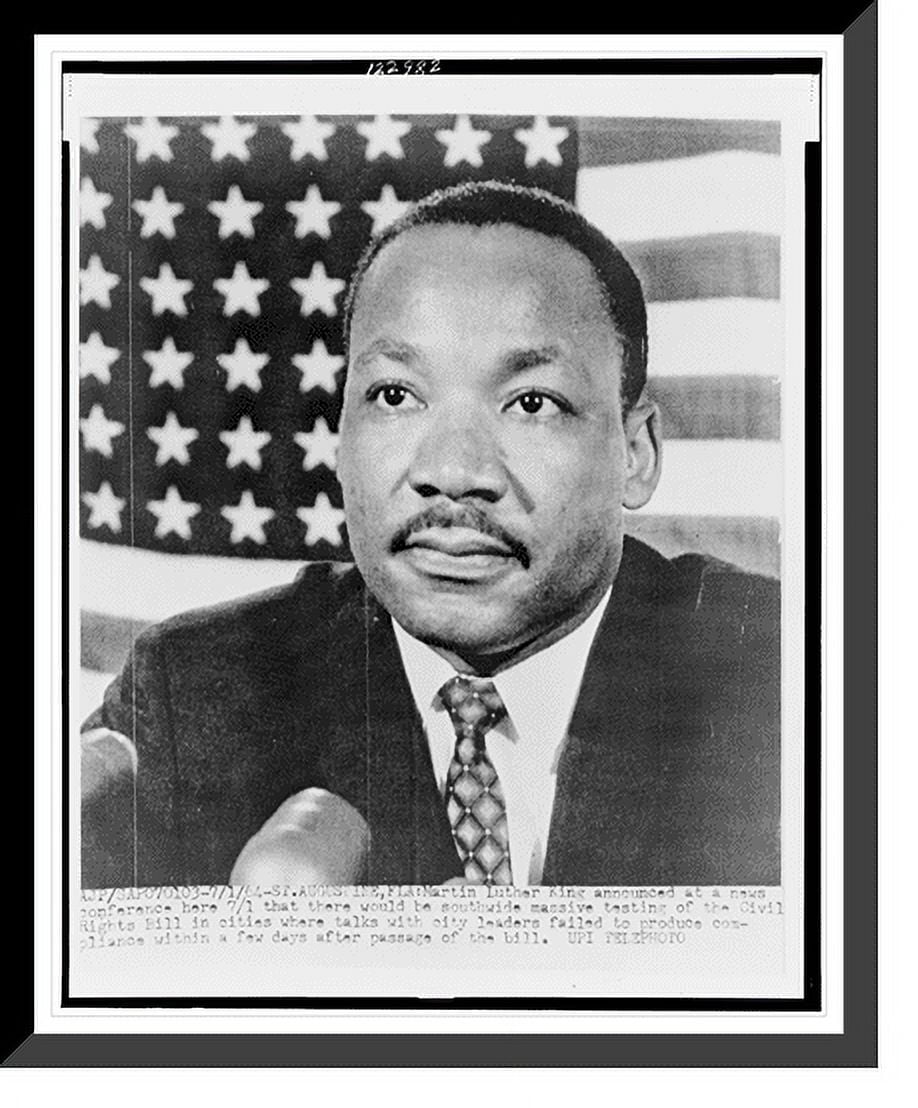 Historic Framed Print, [Dr. Martin Luther King, Jr., head-and-shoulders ...