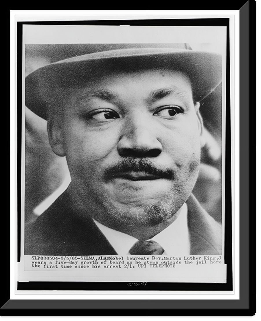 Historic Framed Print, [Dr. Martin Luther King, bust portrait, facing ...