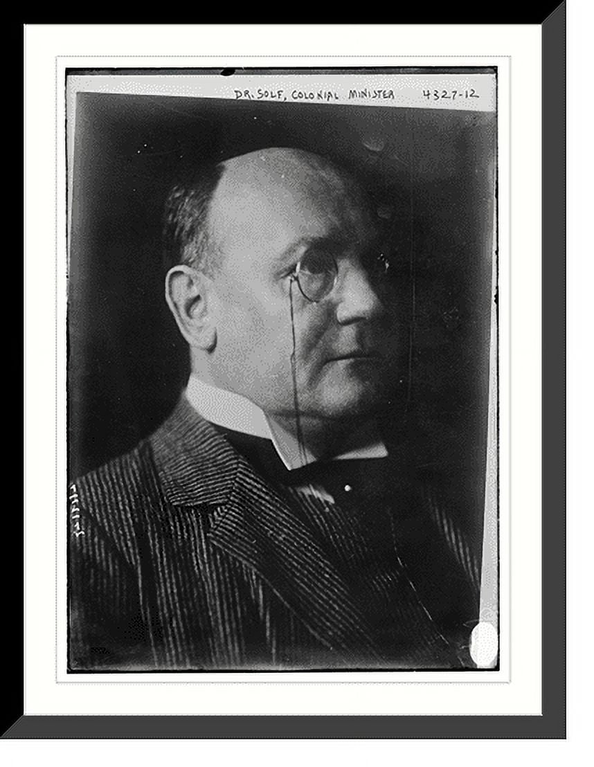 Historic Framed Print, Dr. Solf, Colonial Minister, 17-7/8" x 21-7/8 ...