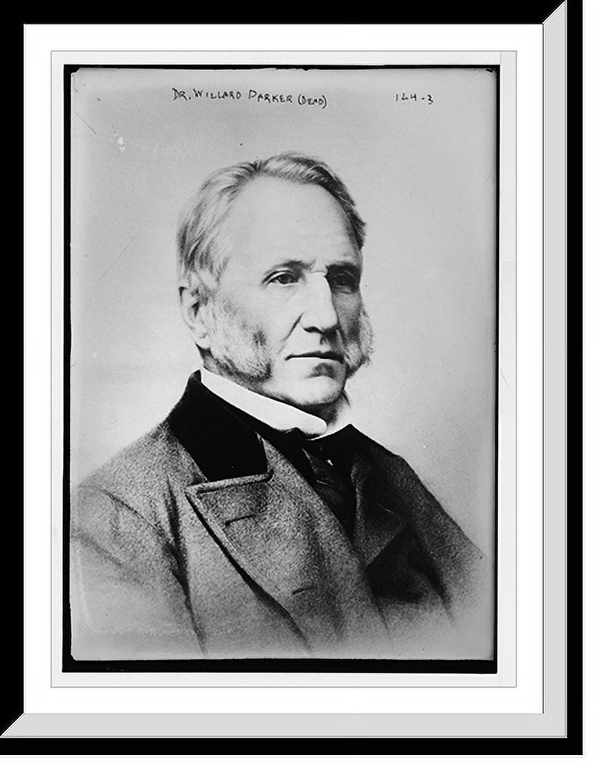 Historic Framed Print, Dr. Willard Parker, portrait bust, 17-7/8" x 21-7/8" - Walmart.com