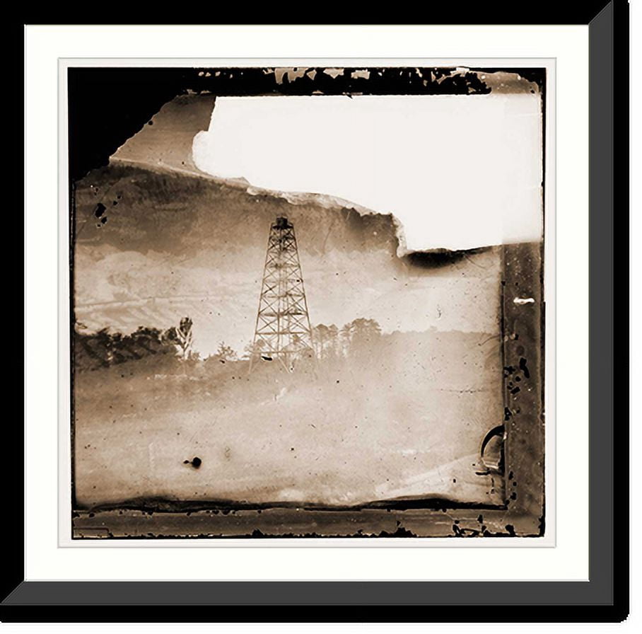 Historic Framed Print, Drewrys Bluff Virginia. Signal tower in the ...