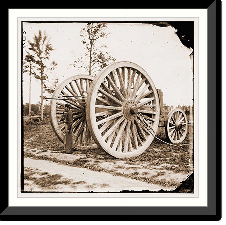 Historic Framed Print, Drewrys Bluff Virginia (vicinity). Sling cart ...