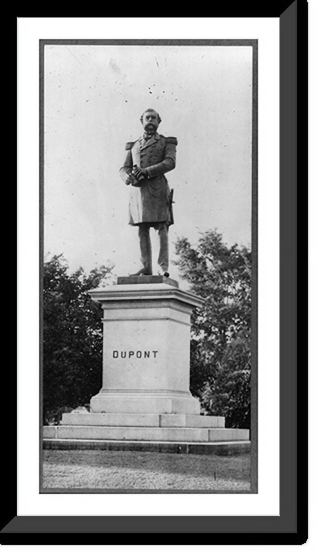 Historic Framed Print, [Dupont statue at Dupont Circle, Washington, D.C ...
