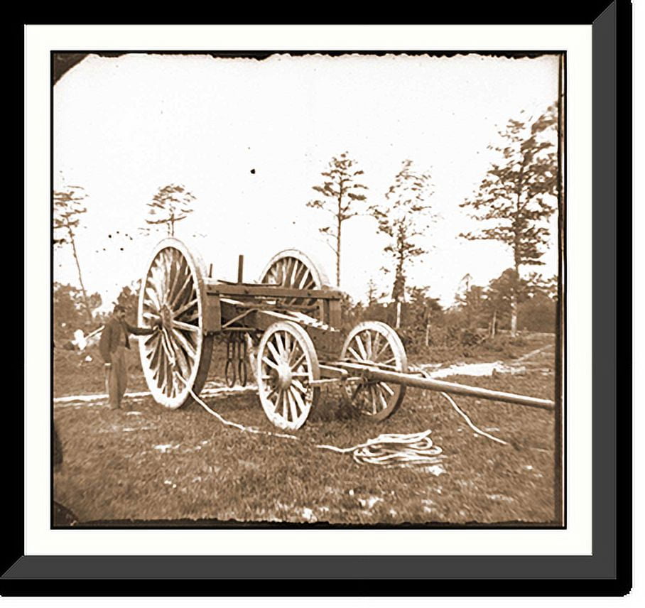 Historic Framed Print, Dutch Gap Va. vicinity. Sling for transporting ...