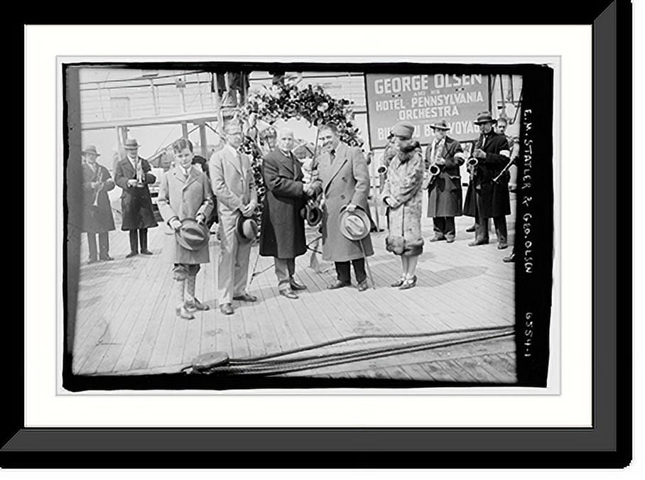 Historic Framed Print, E.M. Statler & Geo. Olsen, 17-7/8" x 21-7/8 ...