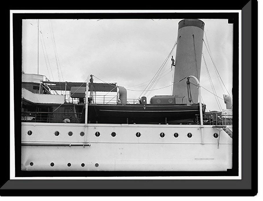 Historic Framed Print, EITEL FRIEDRICH. UNITED STATES NAVY. GERMAN SHIP ...
