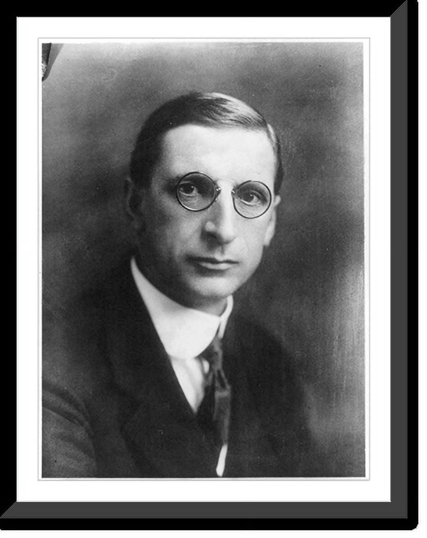 Historic Framed Print, [Eamonn De Valera, head-and-shoulders portrait ...