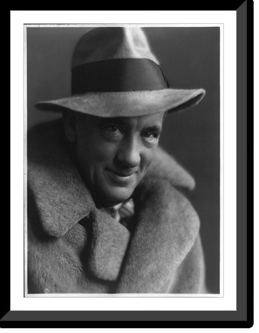 Historic Framed Print, [Edgar A. Guest, head-and-shoulders portrait ...