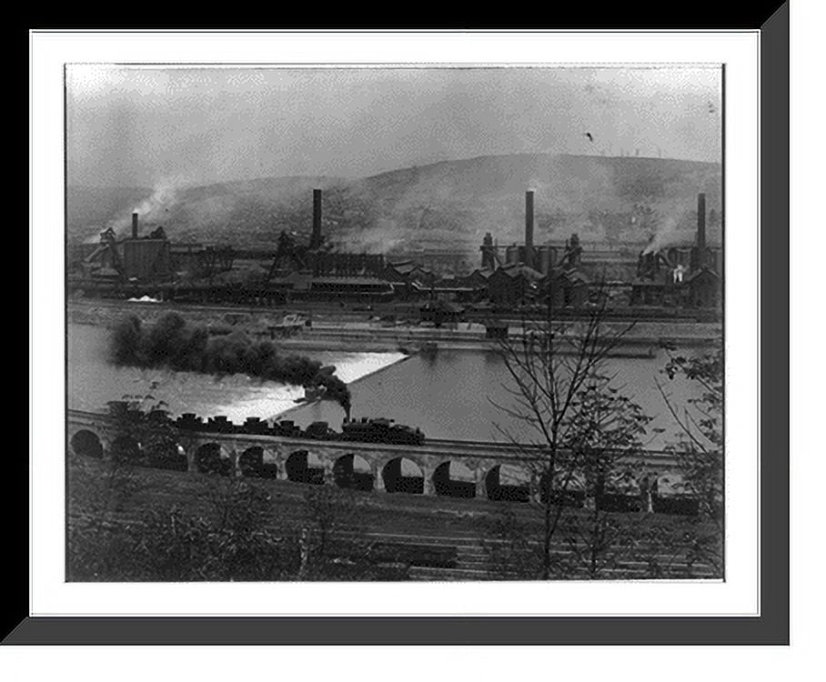 Historic Framed Print, Edgar Thomson Works, Braddock, Pa. - 2, 17-7/8 ...