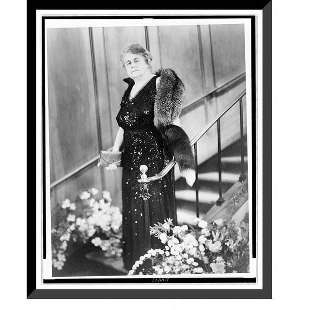 Historic Framed Print, [Edith Bolling Galt Wilson, full-length portrait ...