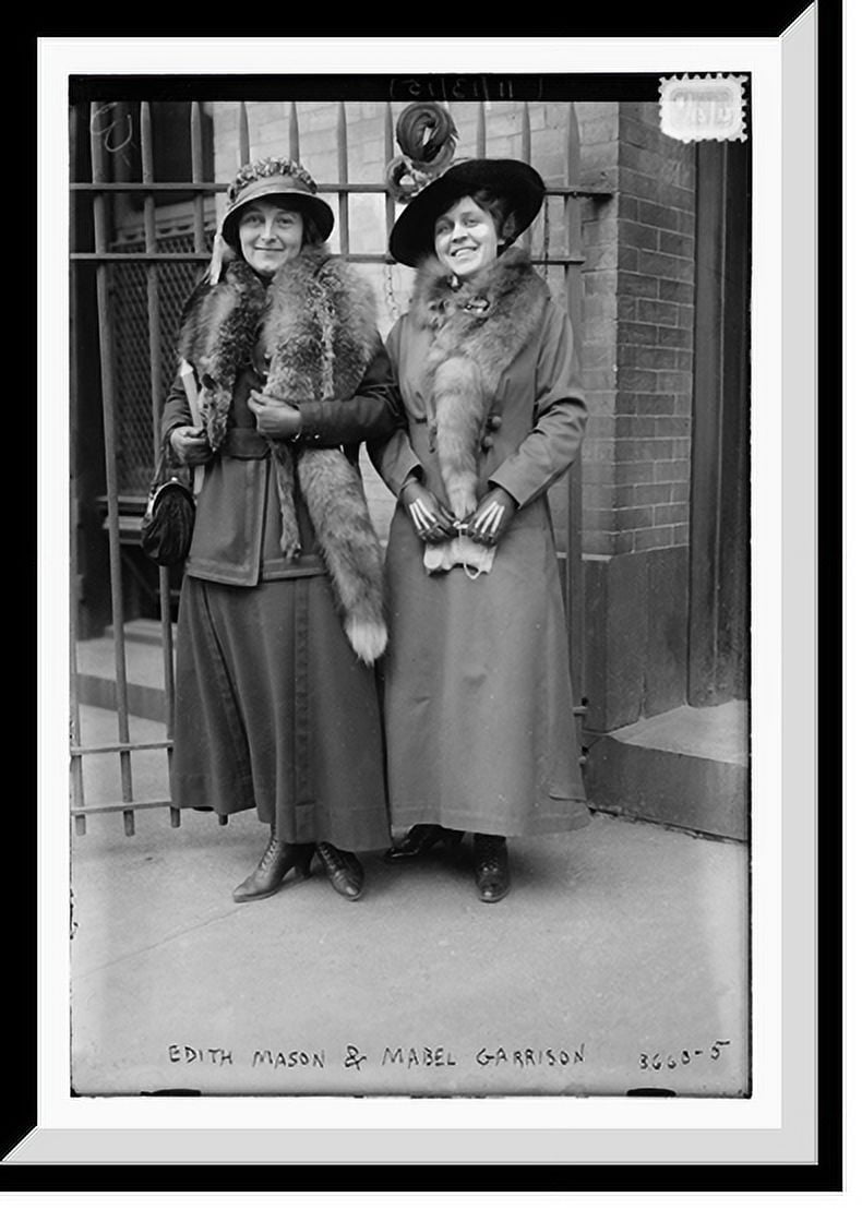 Historic Framed Print, Edith Mason & Mabel Garrison, 17-7/8" x 21-7/8 ...