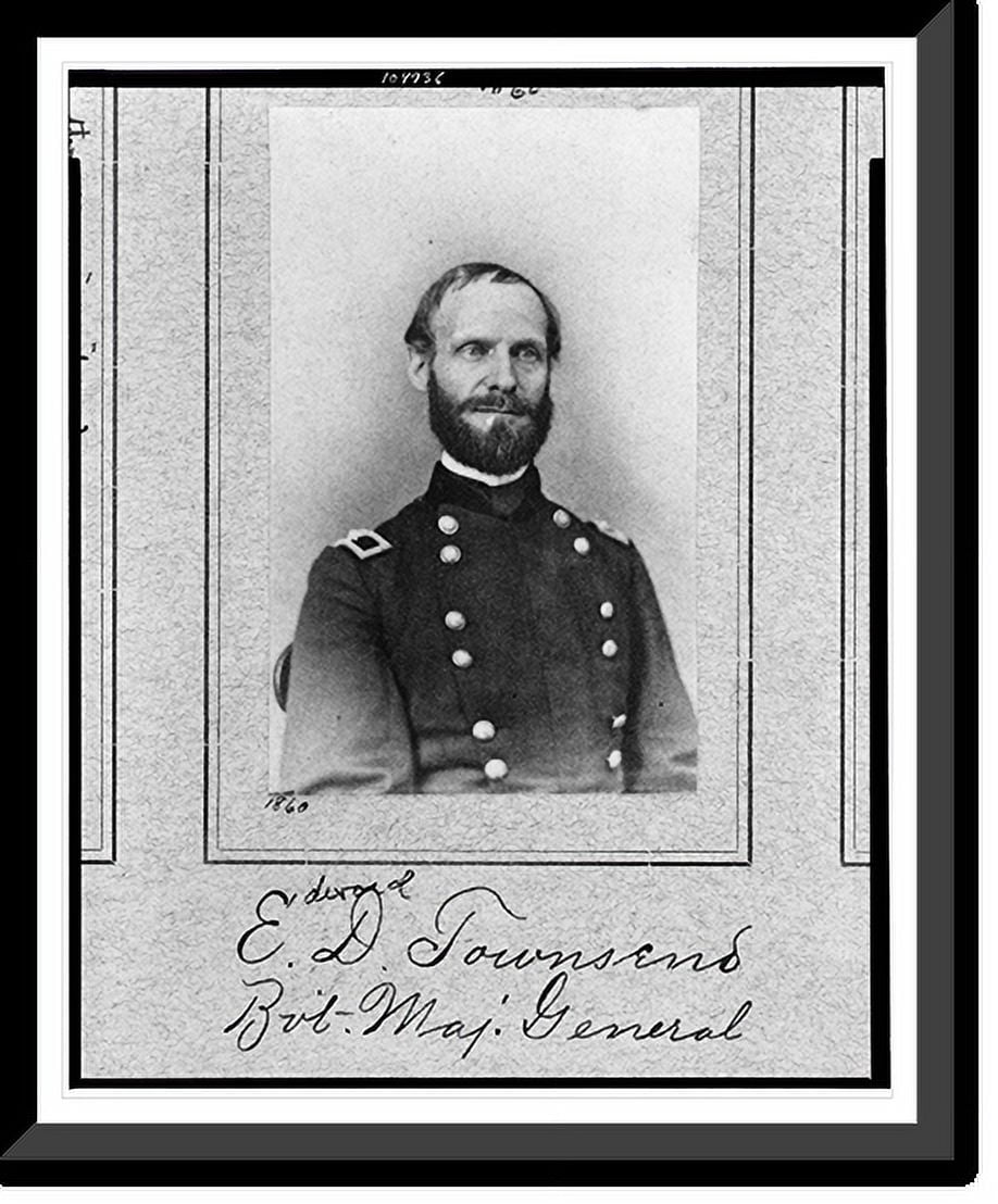 Historic Framed Print, [Edward D. Townsend, Bv't Maj. General, half ...