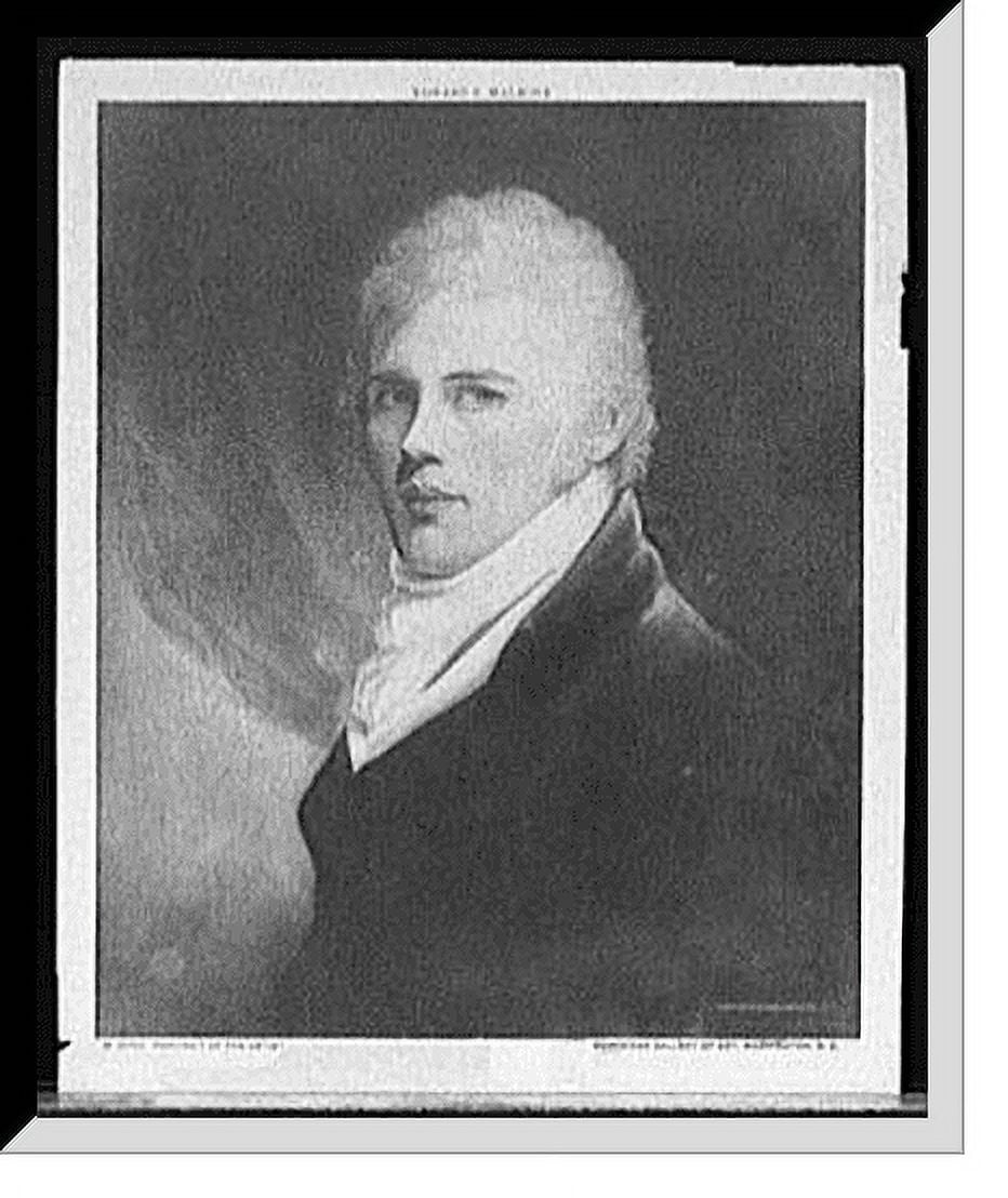 Historic Framed Print, [Edward Malbone, head-and-shoulders self ...