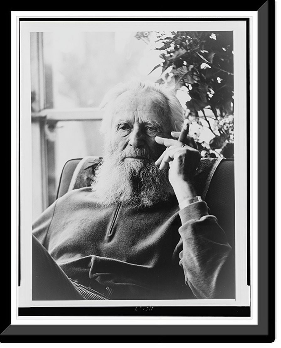 Historic Framed Print, [Edward Steichen, half-length portrait, seated ...