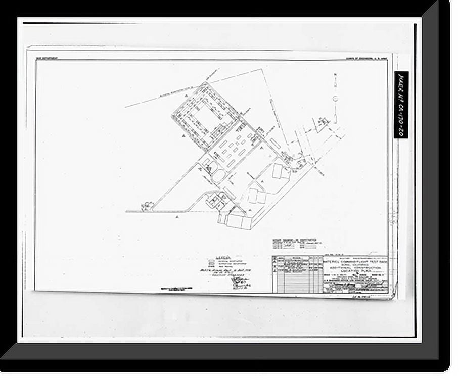 Historic Framed Print, Edwards Air Force Base, North Base, North Base ...